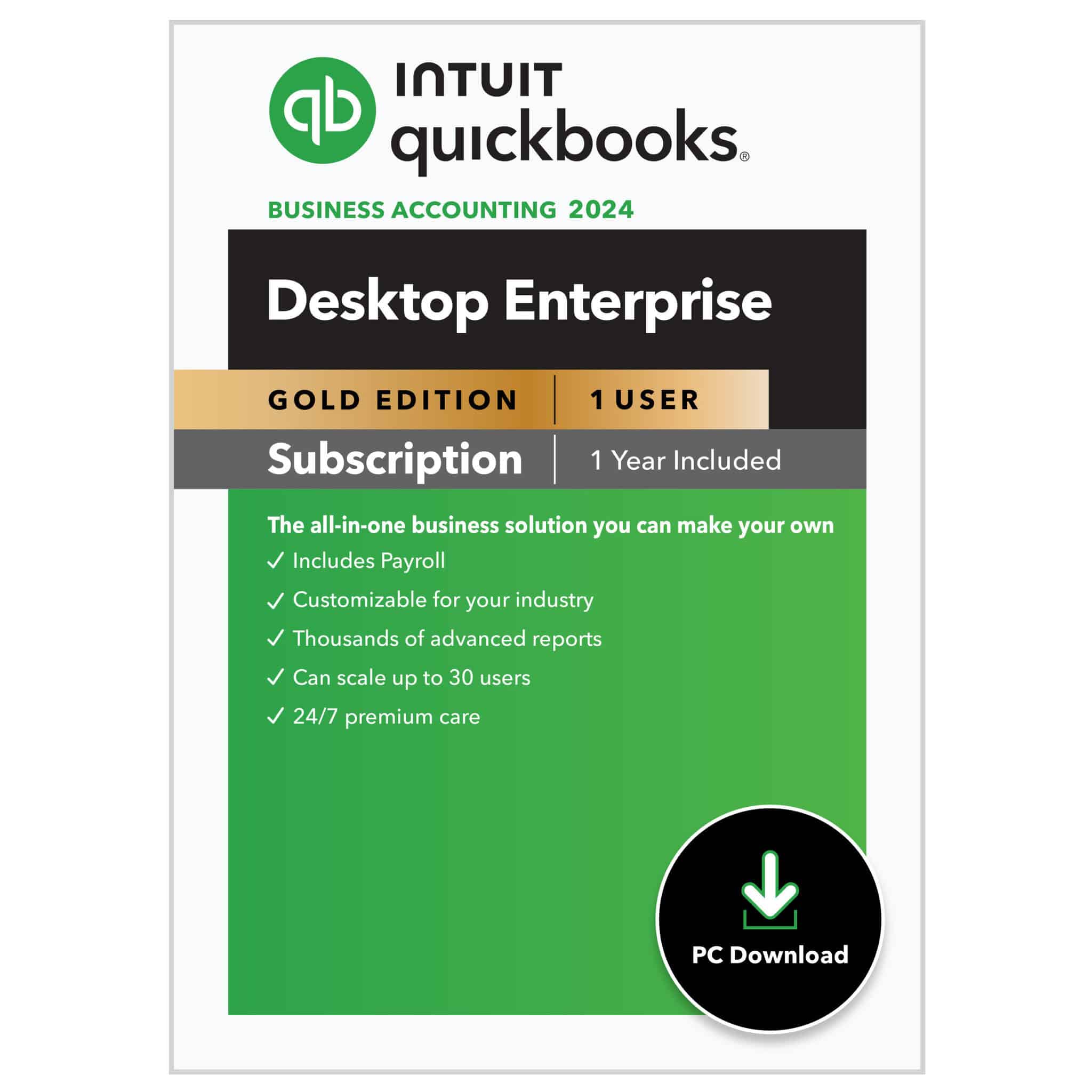 QuickBooks Enterprise Gold – Full Payroll, Better Price