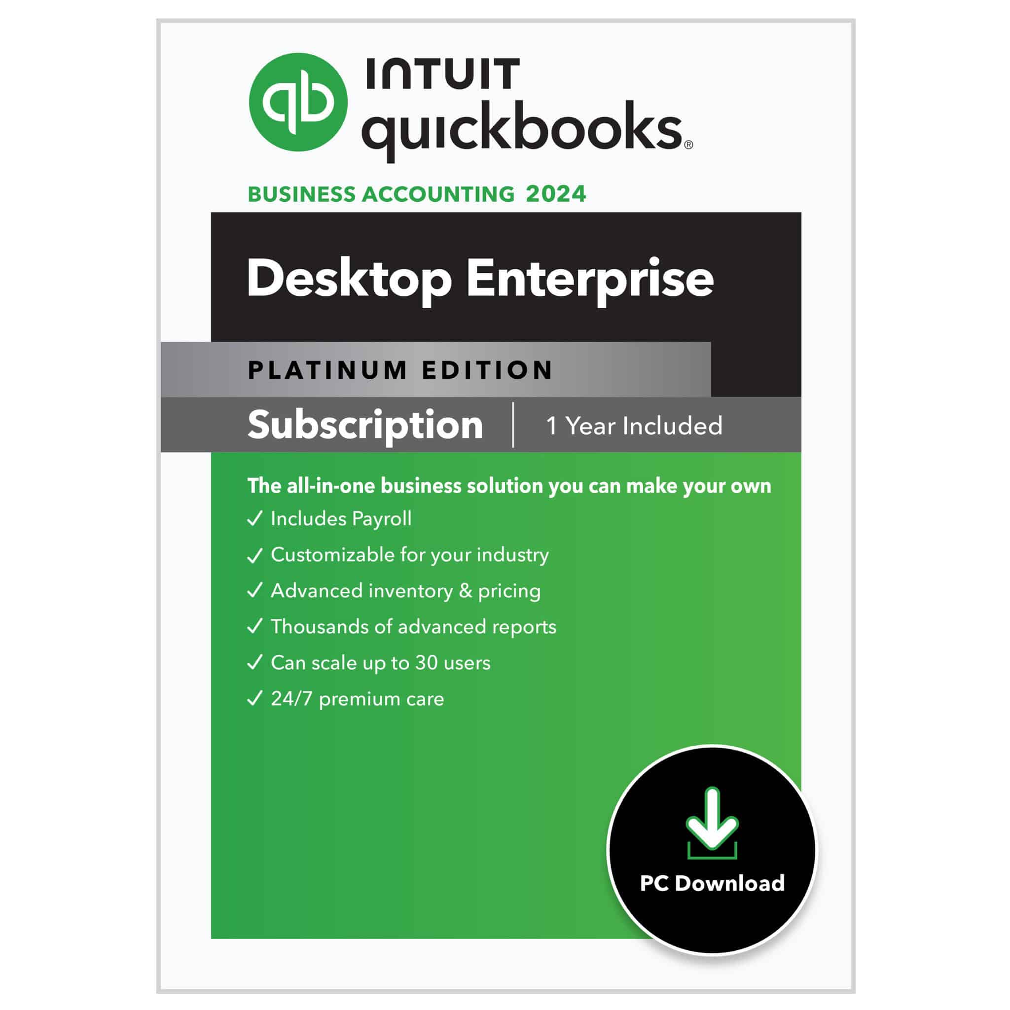 QuickBooks Desktop Platinum – Advanced Features, Big Savings